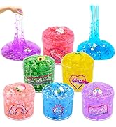 Amazon.com: Clear Slime Kit for Girls Ages 8-12, Jelly Cube Water Slime ...