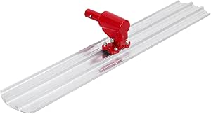 48X8 Inch 2025 Version Bull Float, Magnesium Concrete Float Tool with Round End, Adjustable ...