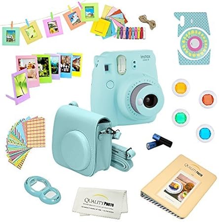 Amazon.com : Fujifilm Instax Mini 9 Camera + 14 PC Instax Accessories ...