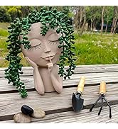 Amazon.com : Face Head Planters Cute Plant Pots for Indoor Plants ...