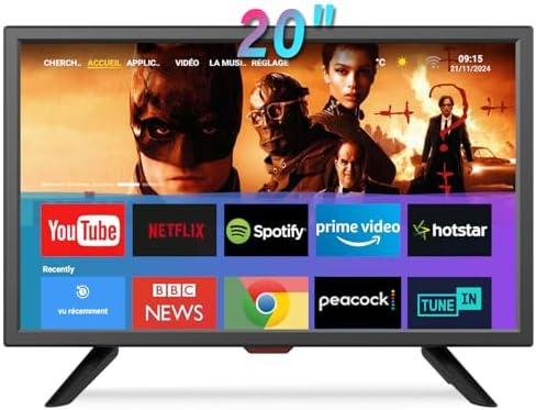 Amazon.com: Feihe 20 inch Full HD Small Smart TV for Kitchen, RV, or On ...