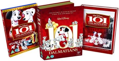 101 Dalmatians Platinum Edition - Deluxe Book Pack [DVD] [1961]: Amazon ...