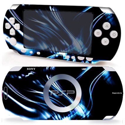 Amazon.com: Dark Blue Vinyl Decal Skin Sticker for Sony PSP 2000 ...