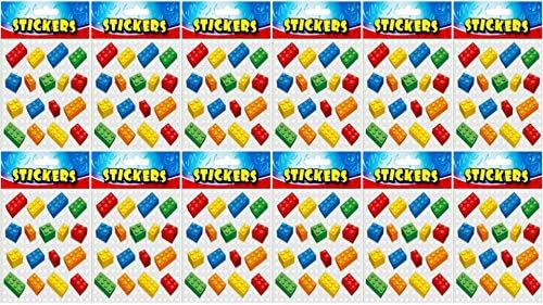 Playwrite 12 x Bricks Sticker Sheets – TopToy