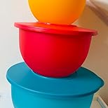Amazon.com: Tupperware Impressions Classic 3 Bowl Food Storage Set in ...