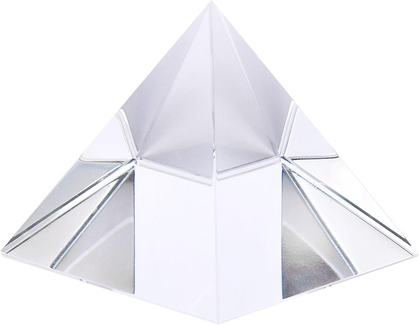 Amazon.com: PATIKIL Pyramid Paper Weights, Crystal Pyramid Paperweight ...