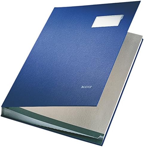 Leitz 57000135 Expandable Signature Book with 20 Card Dividers, A4 ...