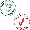 Homework Complete & Homework Checked. 2 x Self-Inking, Teacher Stamps ...
