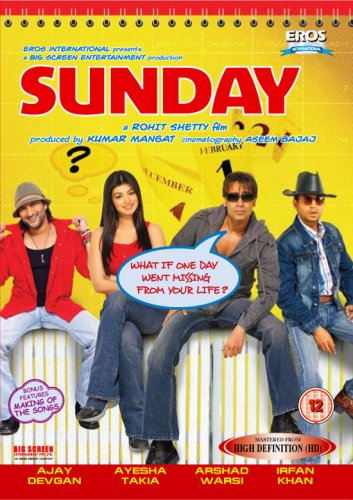 Sunday [DVD] [NTSC]: Amazon.co.uk: Ayesha Takia, Irrfan Khan, Ajay ...