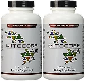 Ortho Molecular Products, Mitocore, 120 Capsules (Pack of 2 Bottles ...
