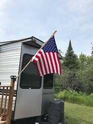 Amazon.com : Allegiance Flag Supply Pre-Assembled American Flag Set ...