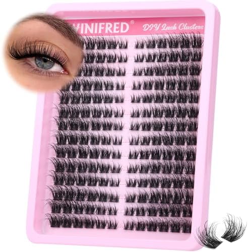 Amazon.com: Cat Eye Lash Clusters Wispy Individual Lashes Fluffy ...