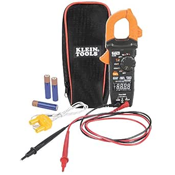 Klein Tools CL390 Digital Clamp Meter, Auto Ranging 400 AMP Measures ...