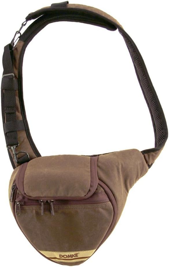 Amazon.com : Domke Small Quick-shot Sling (Brown RuggedWear) : Camera ...