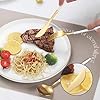 Amazon.com | Joincook Matte White Gold Silverware Set,30 Piece ...
