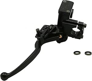 Hydraulic Brake Master Cylinder Left Lever Brake Switch Fit For 7/8 ...