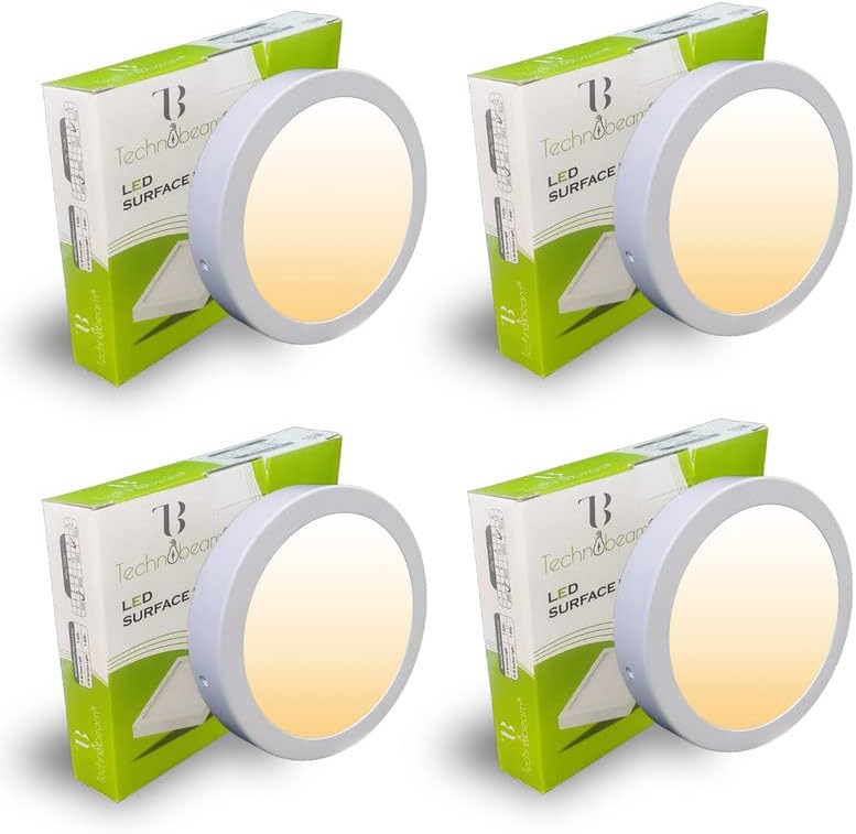 Buy Technobeam 22W 3-in-1 Surface Round LED Panel Color Changing Light ...