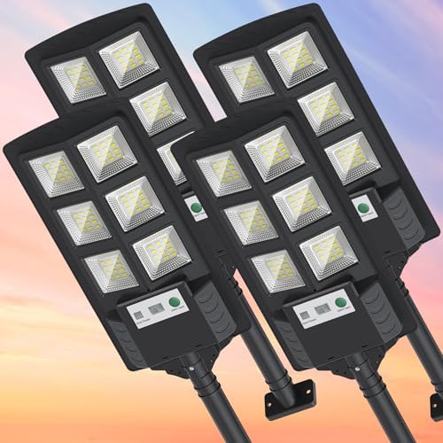 150W Solar Lights Outdoor Waterproof, 8000LM LED Solar Flood Lights ...
