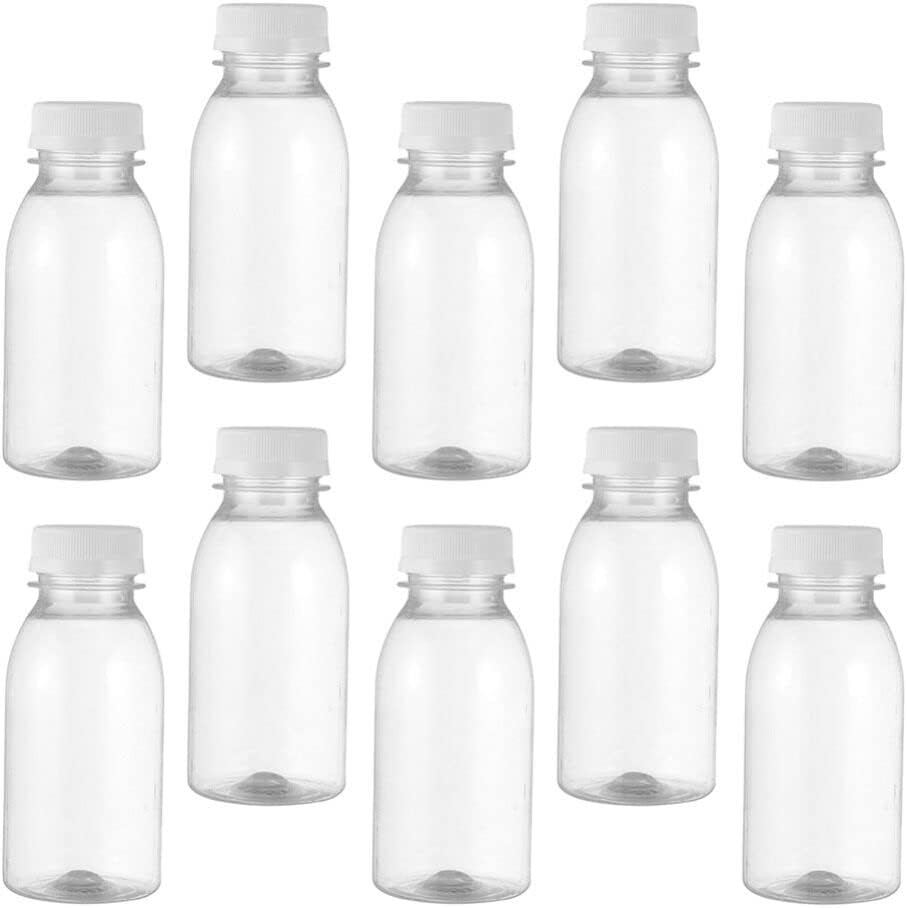 Amazon｜Toddmomy 10個 空 プラスチック ジュース ボトル 100Ml 牛乳 容器 ボトル キャップ付き 再利用可能 飲料 容器 牛乳 ジュース 飲料｜新聞・雑誌ストッカー ...