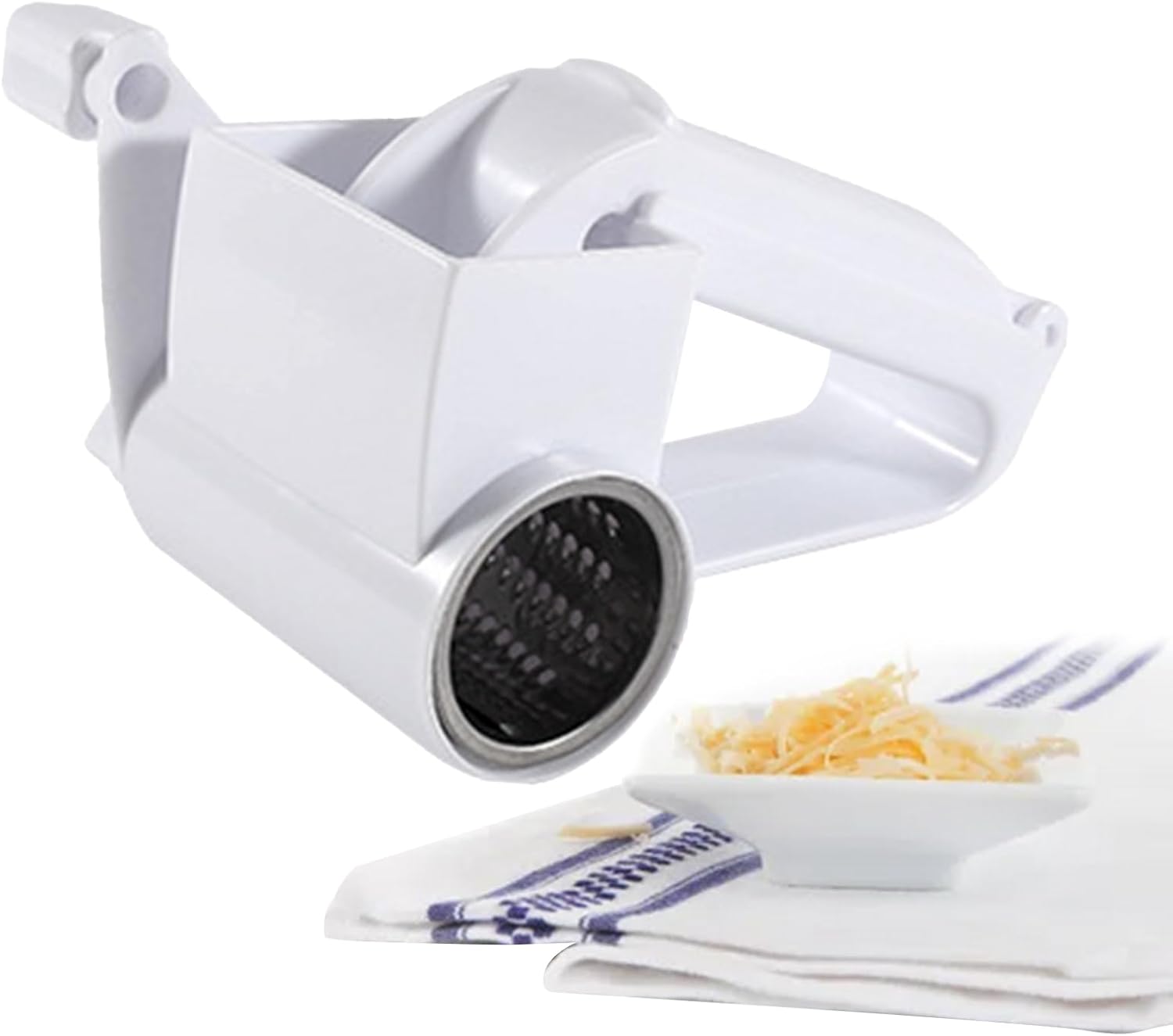Amazon.com: Handheld Cheese Grater, Rotary Cheese Graters with ...