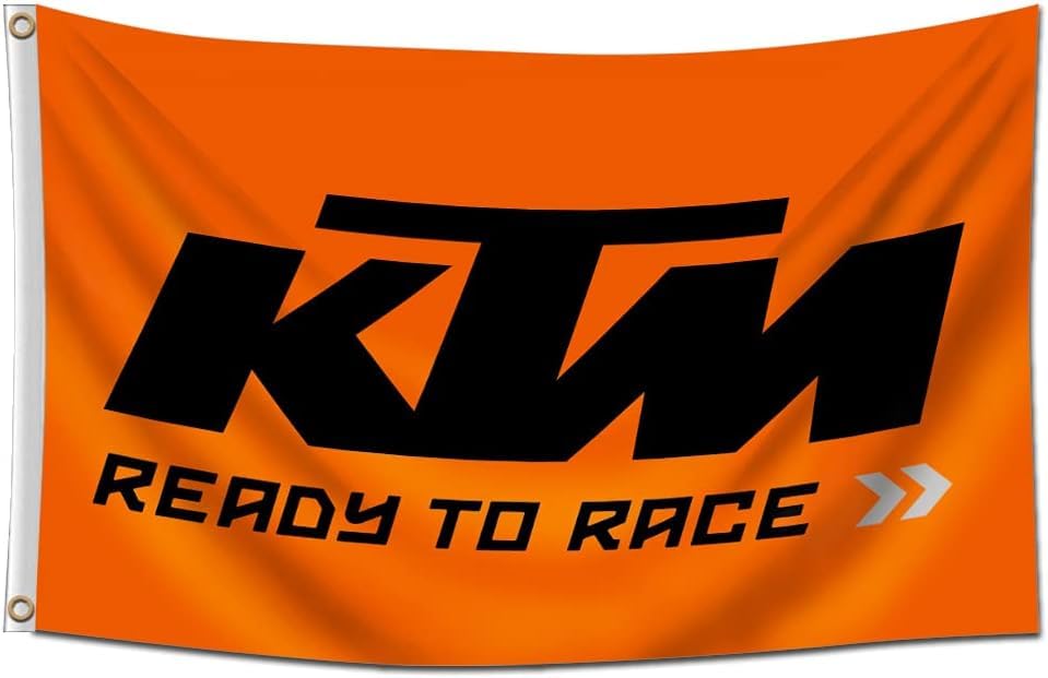 Amazon.com : KTMs Racing Banner Flag 3x5ft/90x150cm - Vibrant Color ...