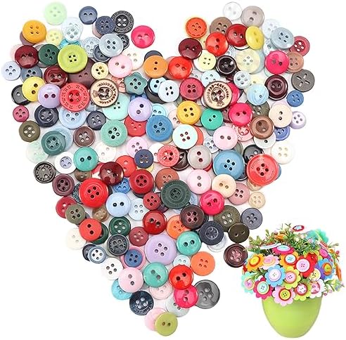 Pack of Random MIxed Assorted Buttons, approx 75g : Amazon.co.uk: Home ...