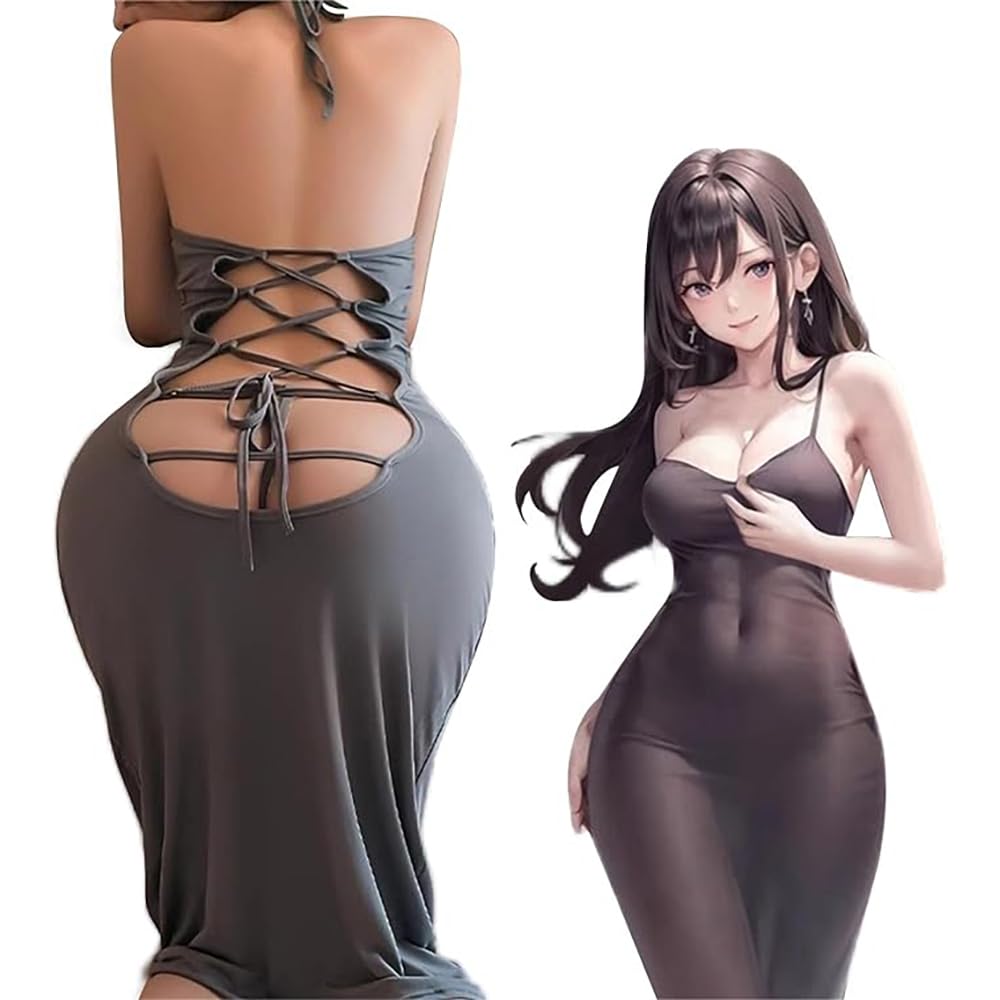 Amazon | SHLYMP メイド服 セクシー コスプレ エロ 過激 エッチ な えろい ボディコン レオタード ハイレグ ボンテージ ランジェリー 下着 ワンピース OL 女教師 ベビー ...