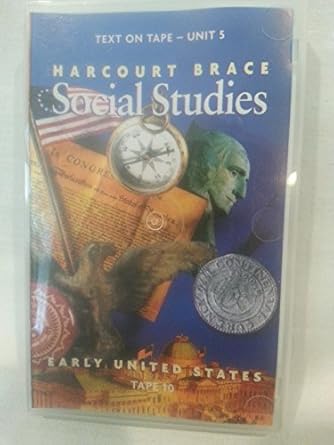 Early United States (Harcourt Brace Social Studies, Text on Tape, Unit ...