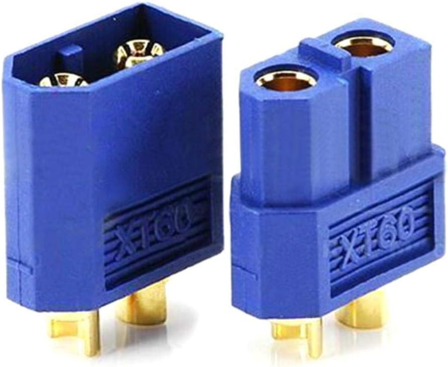 Amazon.com: Toygat New Amass XT60 Male/Female Bullet Connector Plugs ...