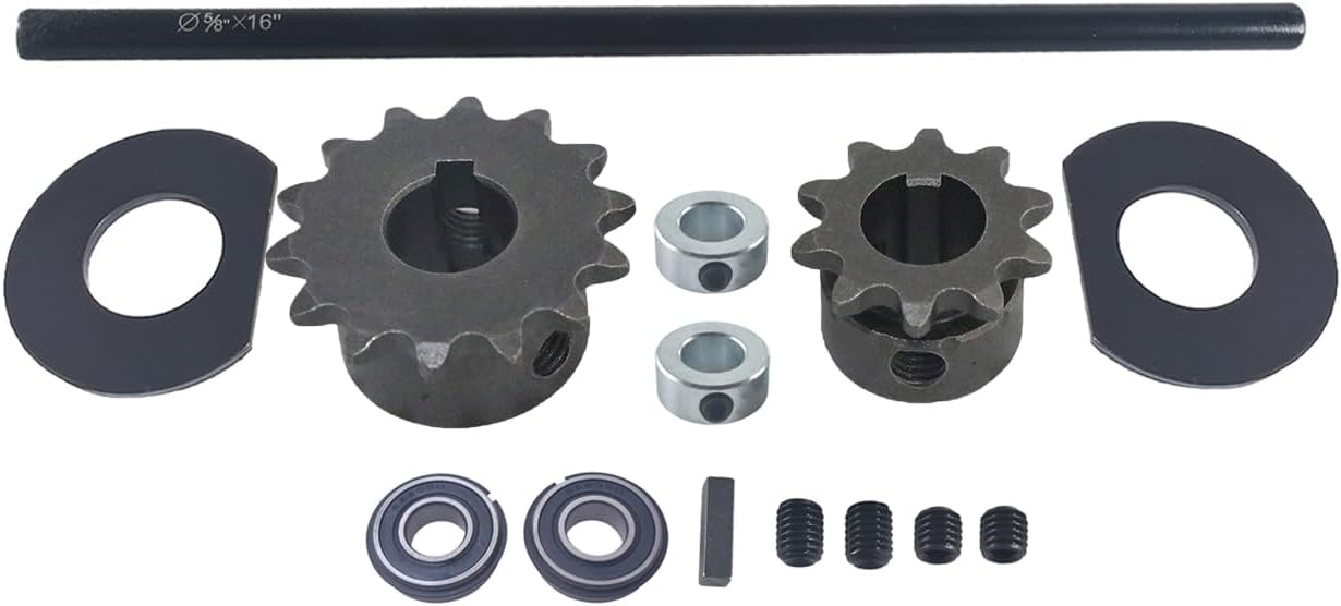 Amazon.com: FUWTLP Jackshaft Go Kart Minibike Complete Jackshaft Kit 5/ ...