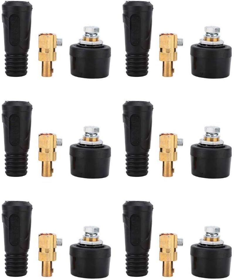 Welding Wire Connector, 3Set Copper Euro Style Welding Cable Quick ...