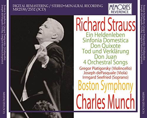 MUNCH,CHARLES; RICHARD STRAUSS - Munch Conducts Strauss - Amazon.com Music