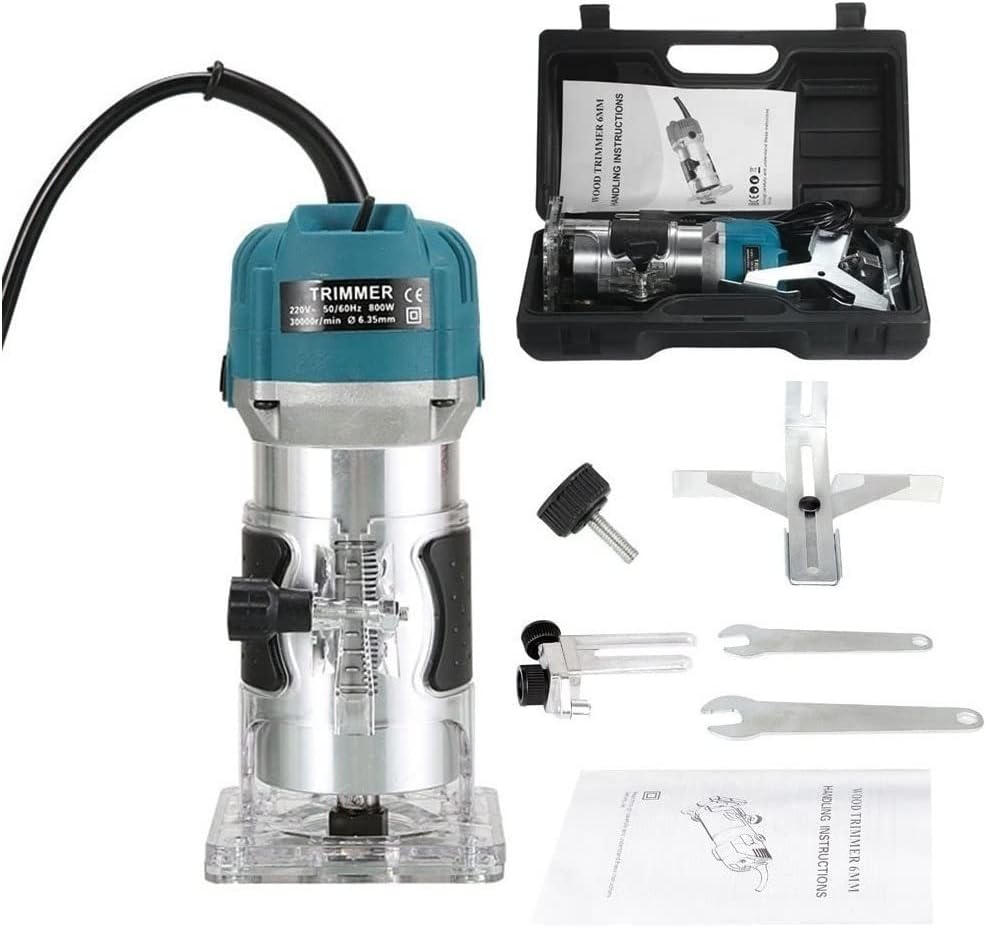 Router Madera, Kit de Enrutador Compacto de Arranque de Suave 800W de ...