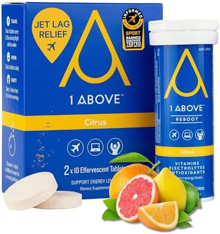 Amazon.com: FlyWell Travel Vitamin Tonic for Flight, Jet Lag, Hydration ...