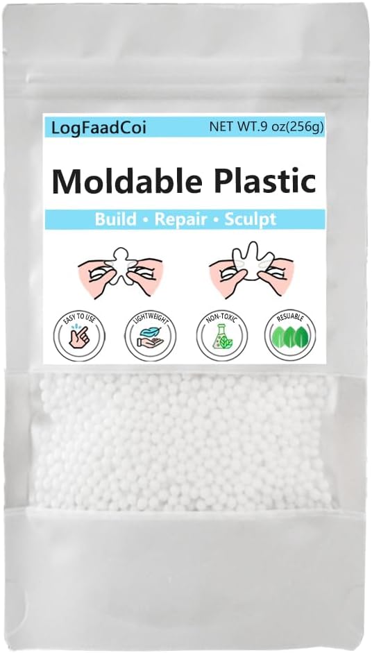 Amazon.com: Multipurpose Reusable Thermoplastic Beads,9oz Moldable ...