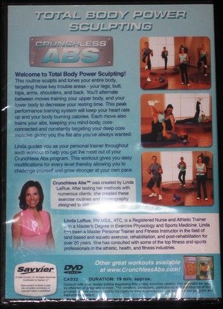 Amazon.com: Crunchless ABS Total Body Power Sculpting (DVD) : Movies & TV