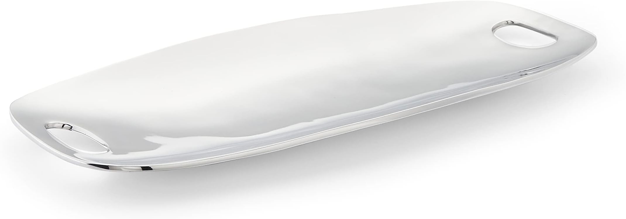 Amazon.com | nambe Handled Serving Tray | 14'' Extra Large Platter with ...