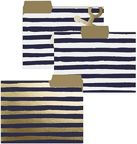 Amazon.com : Navy Anchor File Folder Set : Office Products