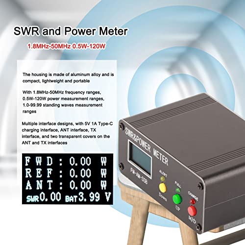 Automatic Antenna Tuner, 1.8-50MHz 0.5-120W USB Charging Antenna Tuner ...