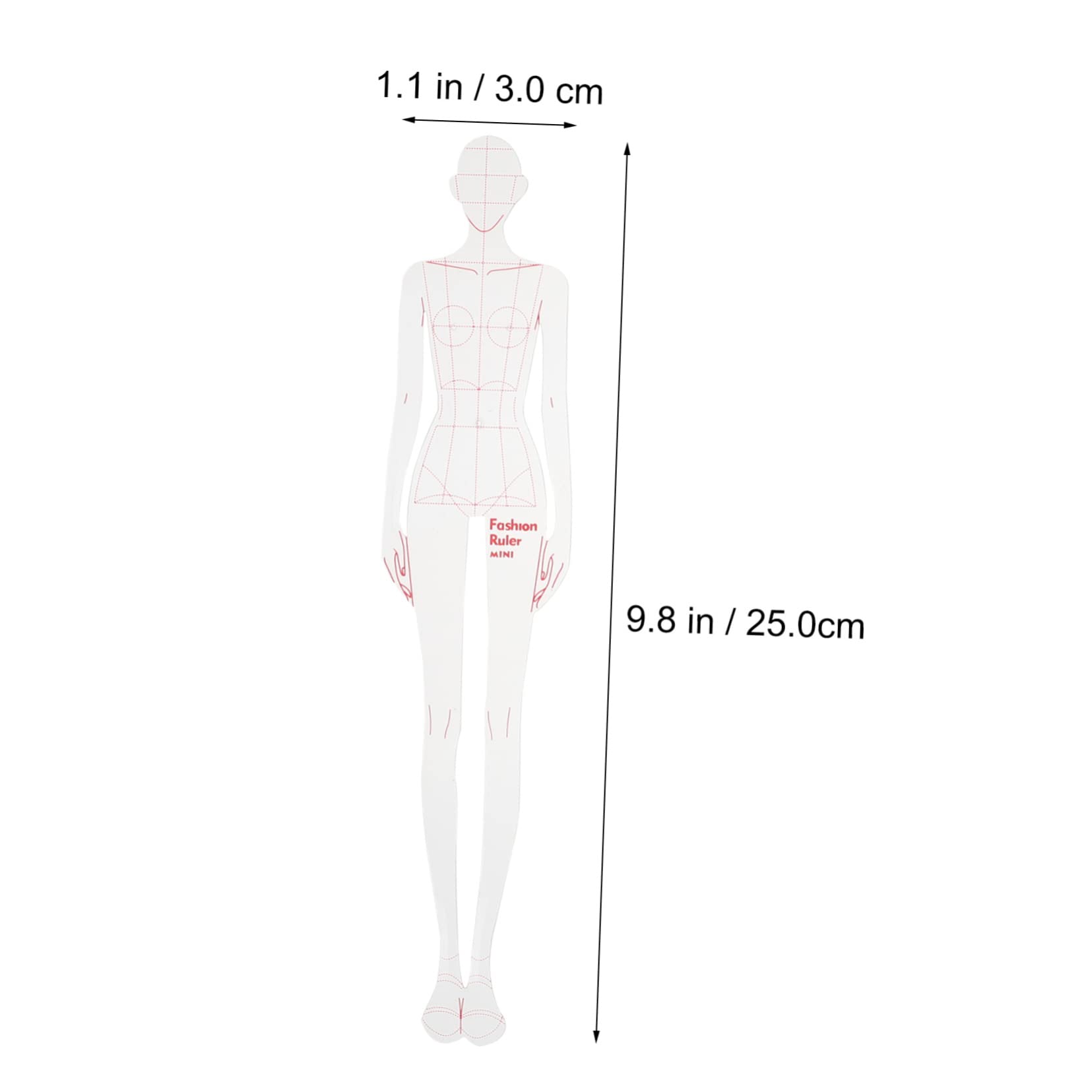 Snapklik.com : 1 Set Fashion Clothing Drawing Template Ruler Women ...
