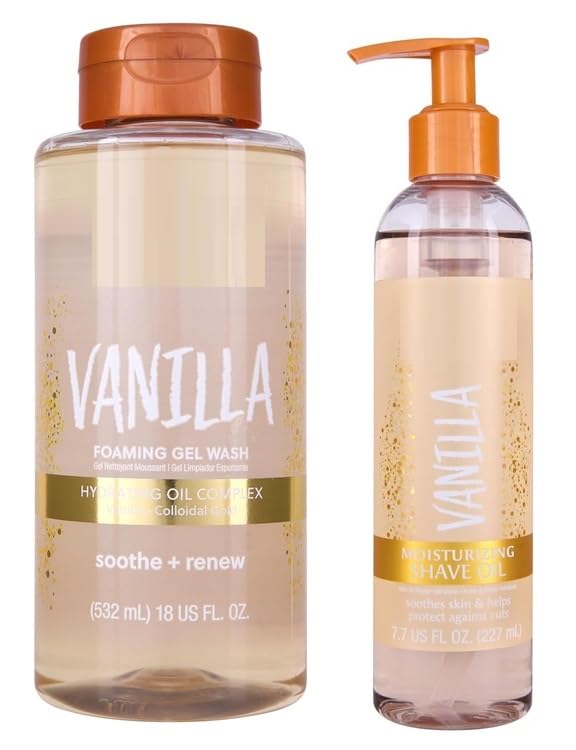 Amazon.com : T. Hut Vanilla Foaming Gel Wash, 18 oz, Moisturizing Bare ...