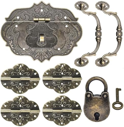 Aifeier ET Vintage Locking Carrying Handle Hinge Kit with Screws ...