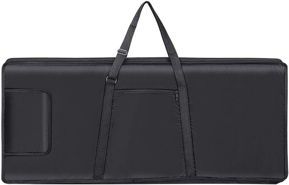 Amazon.com: 61 Key Keyboard Gig Bag Electric Piano Case Padded with 5mm ...