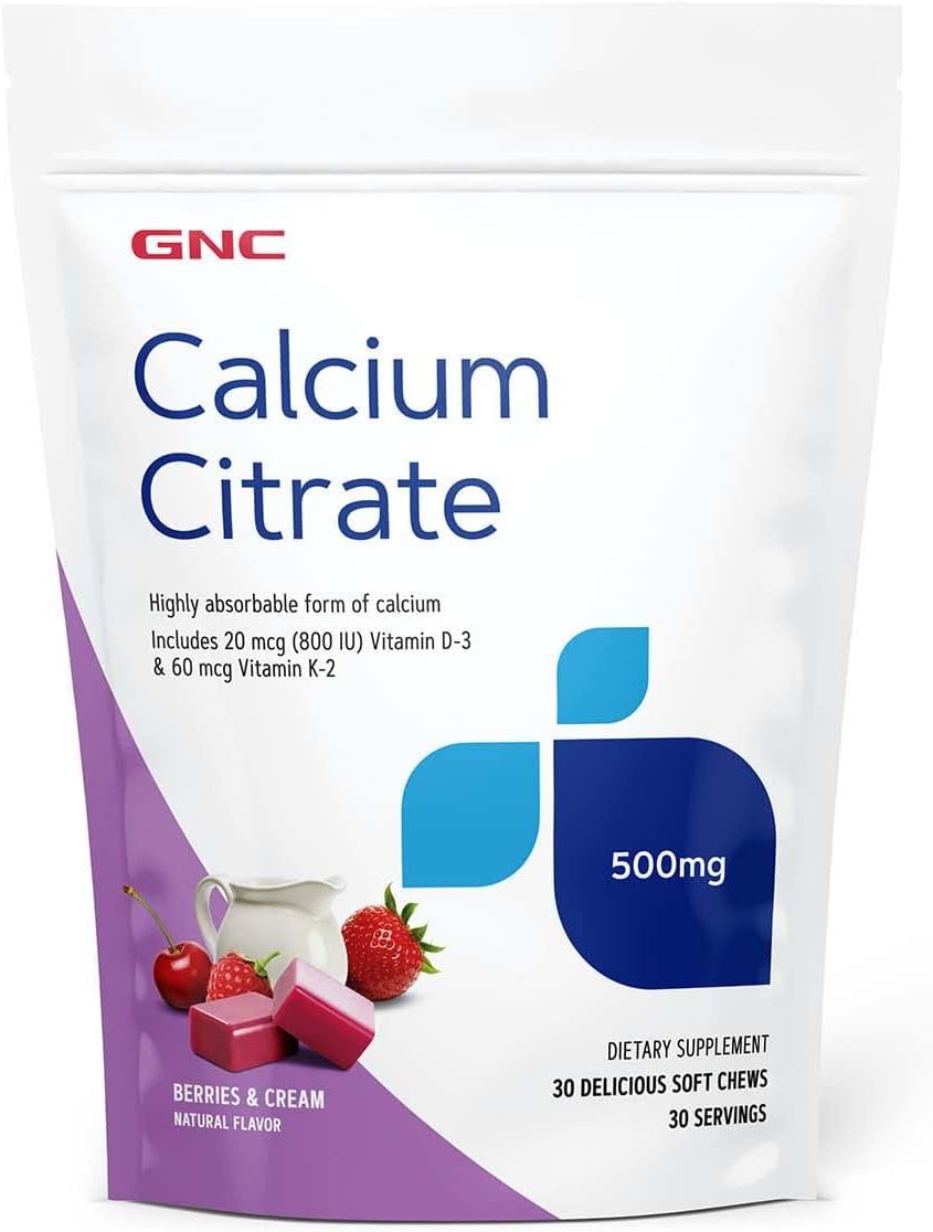 Amazon.com: Solaray Calcium Citrate 1000 mg, Natural Orange Flavor ...