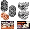 Amazon.com: Magic Coin (2 Pack) Hinged Bite Magic Tricks for Kids ...
