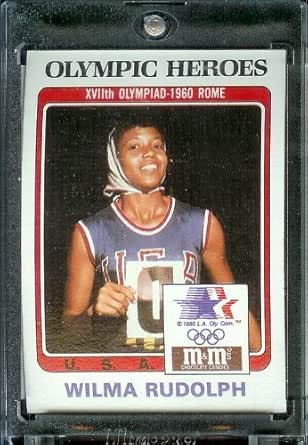 Amazon.com: 1984 Topps M&M # Wilma Rudolph 400 Meter Relay Olympic ...
