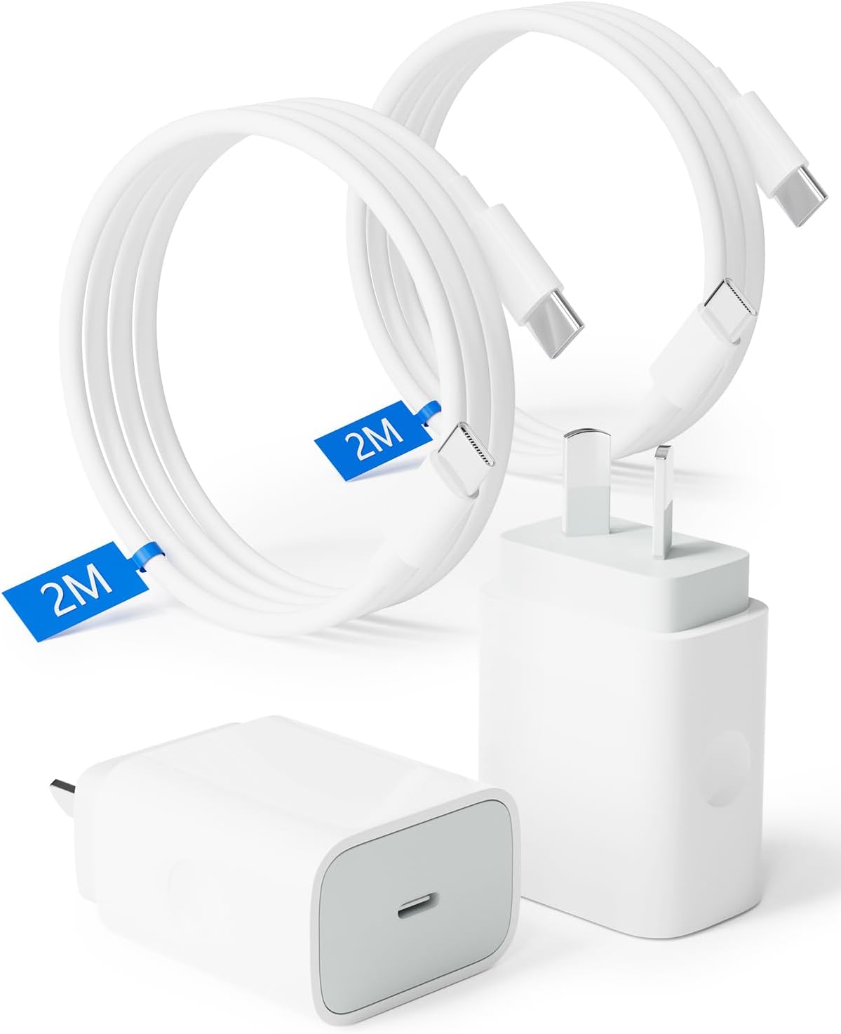 iPhone 17 16 Charger Fast Charging, 20W iPad Charger 2Pack USB C Fast ...