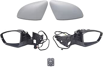 Amazon.com: Compatible for VW -T-ROC Wing Mirror Assembly with Puddle ...