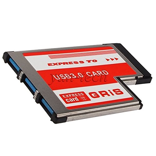 Generic 54mm Express Card ExpressCard to 3 Port USB 3. 0 HUB Adapter ...