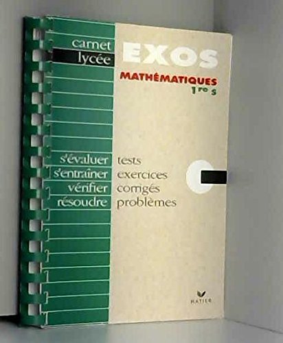 Maths 1ere S Exos : Billard, Christine: Amazon.de: Bücher